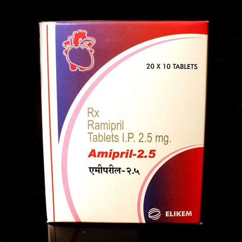 Ramipril Tablets 25 Mg Tablet At Rs 62stripe Ramipril Tablet In