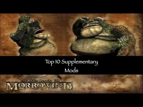 Top Morrowind Supplementary Mods Full List YouTube