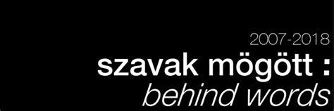 Szavak Mögött Behind Words Bme Urbanisztika Tanszék