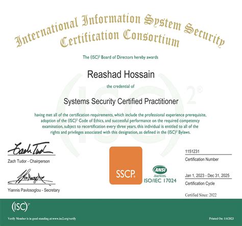 Sscp Reashad Hossain