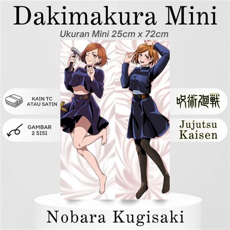 Dakimakura Mini Nobara Kugisaki Jujutsu Kaisen Pillow Anime Waifu Mini
