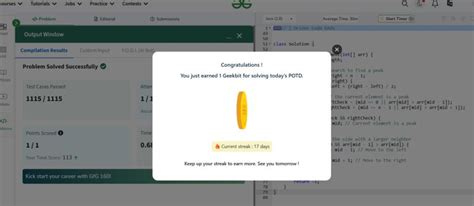 Gopalabhatla Naga Venkata Lakshmi Yesaswini On Linkedin Geekstreak2024 Gfg160 Geeksforgeeks