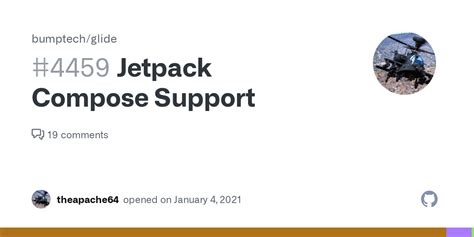 Jetpack Compose Support Issue 4459 Bumptech Glide GitHub