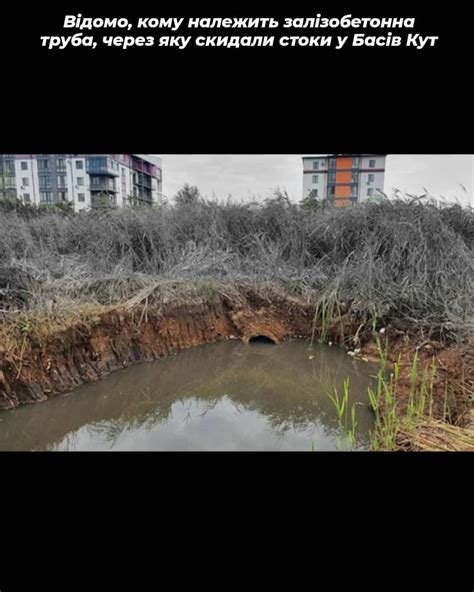 Прозоро РІвне Відомо кому належить залізобетонна труба через яку скидали стоки у Басів Кут У