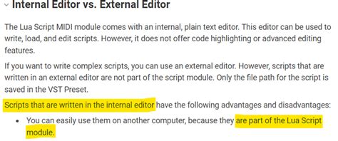 Lua Script Module External Editor Not Accessible Halion Steinberg