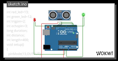 Water Levelultra Sensor Wokwi Esp32 Stm32 Arduino Simulator