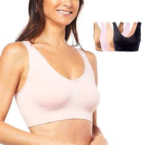 Rhonda Shear 4 Pack Seamless Original Ahh Bra 20581316 Hsn
