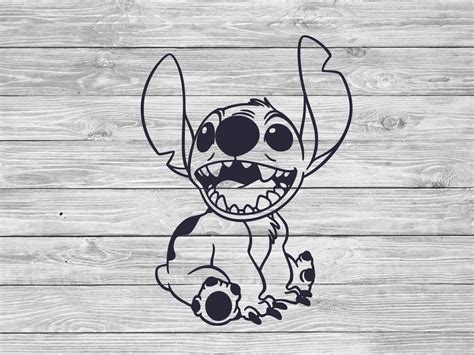 Stitch Svg Stitch Outline Svg Stitch Silhouette Svg Lilo E Stitch
