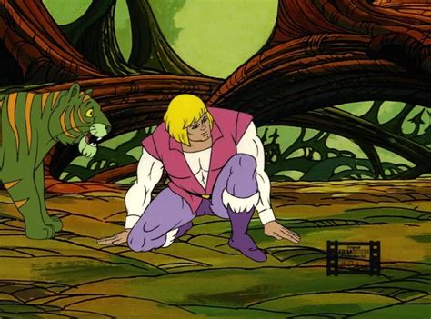 He Man She Ra Masters Of The Universe Prince And Cringer Animation Cel