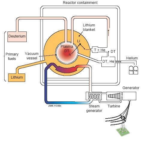 Nuclear Fusion Reactor Diagram
