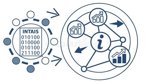 Information Flow Chart With Icons Data And Process Visualization Vector Design Generative Ai