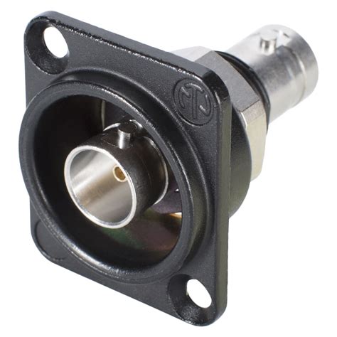 Neutrik® Bnc Hd Sdi Patch Female Connector Type D Black Nbb75dfib