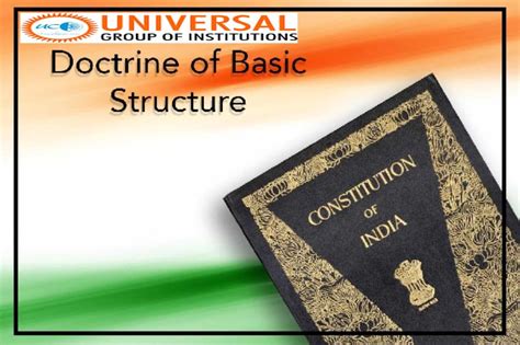 The Basic Structure Doctrine Is The Most Important Contribution Of The Judiciary In Maintaining