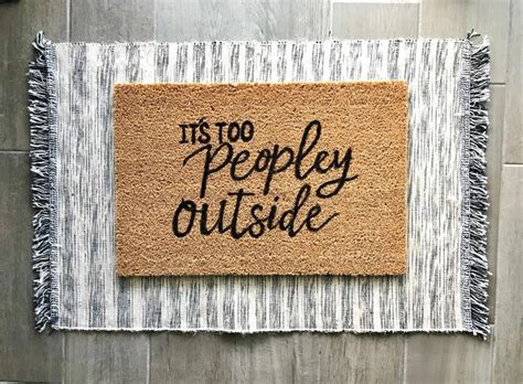 Introvert Doormat Tsy Handmade