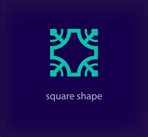 Premium Vector Unique Square Pattern Logo Modern Design Color Creative Shape And Square