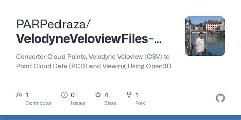 Github Parpedrazavelodyneveloviewfiles Csv To Pcd And Viewing
