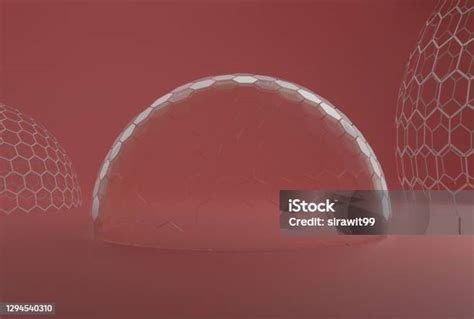 모형 투명 유리 돔 전시회 보호 장벽을 위한 돔 커버 3d 렌더링 0명에 대한 스톡 사진 및 기타 이미지 0명 구 기포 Istock