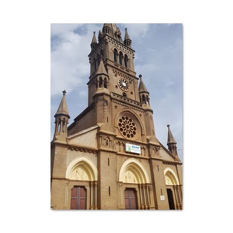 Poster Of The Church Of Antsirabe Aesthetic Posters
