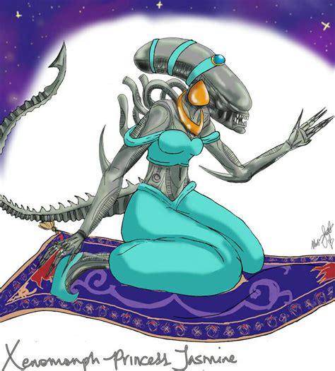 Xenomorph Princess Jasmine By Xenomorphroyalty On Deviantart