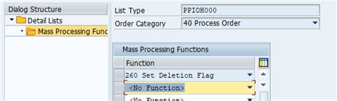 Solved Function Deletion Flag From Coois Hot Key Or Ic Sap