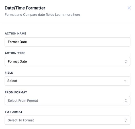 Workflow Action Datetime Formatter Marketingplex Support Library