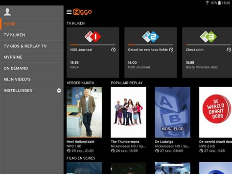 Ziggo Go Uitgebracht Interactieve Tv App Vervangt Horizon Go