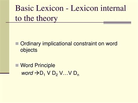 PPT Lexicon And Lexical Rules In HPSG PowerPoint Presentation Free Download ID