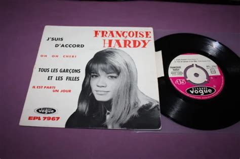 Francoise Hardy Tous Les Gar Ons Et Les Filles Ep Languette Centreur Eur Picclick Fr