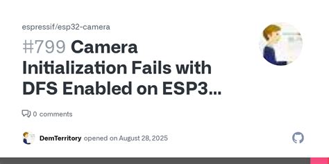 Camera Initialization Fails With Dfs Enabled On Esp32 S3 · Issue 799