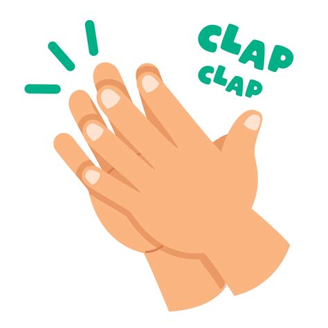 Cartoon Concept Of Clapping Hands 2577128 Vector Art At Vecteezy