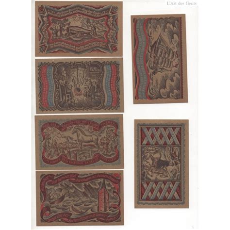 Notgeld Oldenburg 6 Different Notes O043