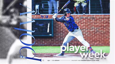 Air Force Baseballs Luke Elmore Earns First Mw Player Of The Week