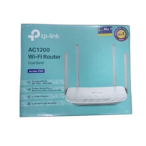 White TP Link Wireless Dual Band Router For Home Office Ghz Mbps Ac At