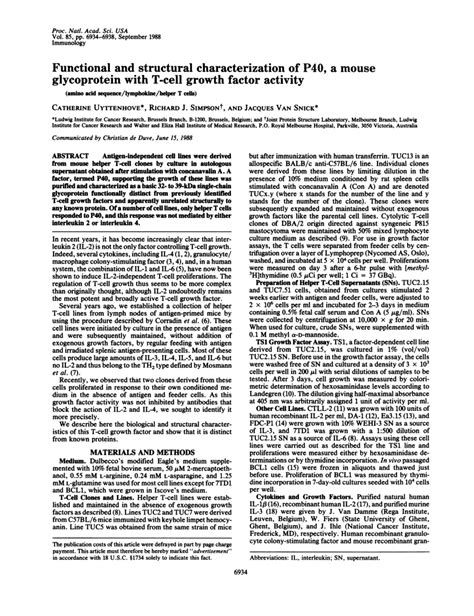 Pdf Functional And Structural Characterization Of P40 A Mouse