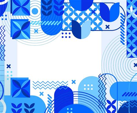 Abstract Geometric Blue Background Vector Art And Graphics