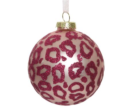 Weihnachtskugeln Aus Glas Set Farbe Silber Pink Online Kaufen