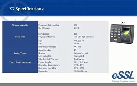 Access Control Systems ESSL FINGERPRINT X At Piece Sector Extension Gurgaon