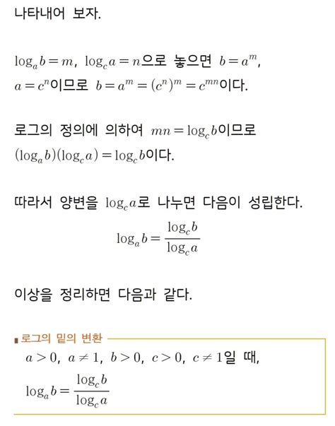 [수학 1 개념정리] 1 지수함수와 로그함수 1 지수와 로그 네이버 블로그
