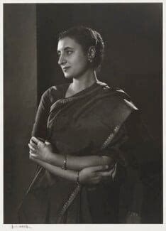 Npg P49034 Indira Gandhi Portrait National Portrait Gallery