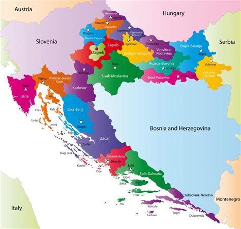 Croatia Islands Map Croatias Islands Sqpsfs