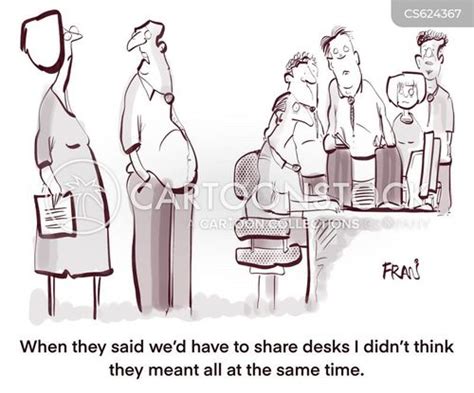 Workspace Congestion Cartoons And Comics Funny Pictures From Cartoonstock
