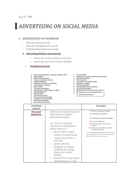 Lec 6 Lecture 6 Week 6 Lecture Notes Detail Lec 6 W