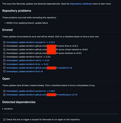 Maybe Terraform Dependency Management Broken Issue 19835