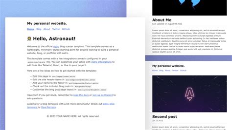 Astro Starter Templates And Themes Vercel