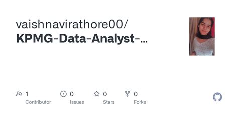 Github Vaishnavirathore00 Kpmg Data Analyst Internship