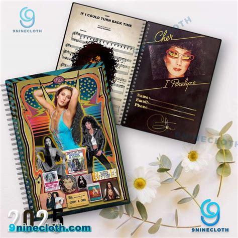 [free Shipping 20 Off] Cher I Paralyze 2025 Planner Notebook 9ninecloth
