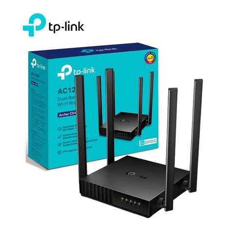 ROUTER WIRELESS AC1200 TP LINK ARCHER C50 DUAL BAND GIGABIT CUATRO ANTENAS MU MIMO TECNIT
