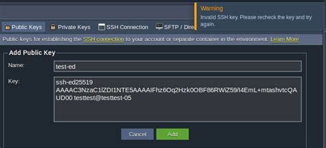 Jelastic Any Plan To Support Ed25519 Ssh Keys Stack Overflow