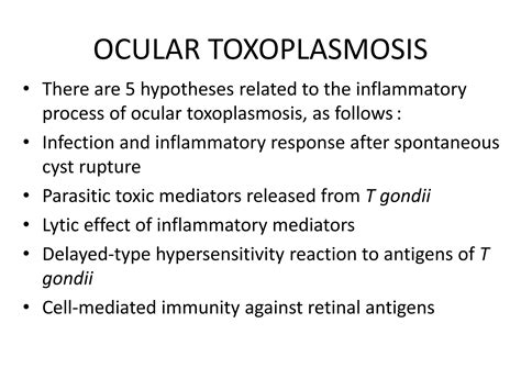 Pathogenisis And Clinical Picture Of Toxoplasmosis Pptx