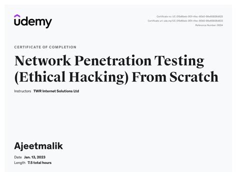 Ajit Singh Malik On Linkedin Udemy Course Completion Certificate